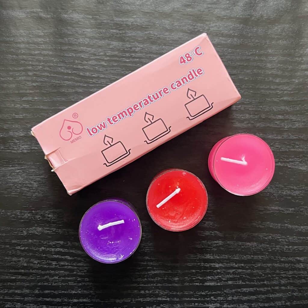 Sensual Wax Play Candles + BONUS - Sinful Goods