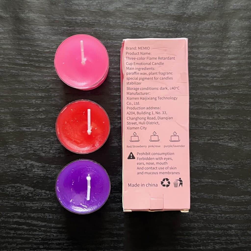 Sensual Wax Play Candles + BONUS - Sinful Goods